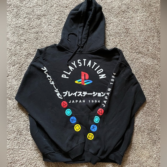 Sony | Shirts | Playstation Large Hoodie | Poshmark